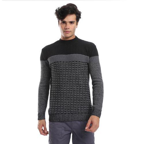 بلوفر صوف رجالي بتصميم متعدد – CAESAR