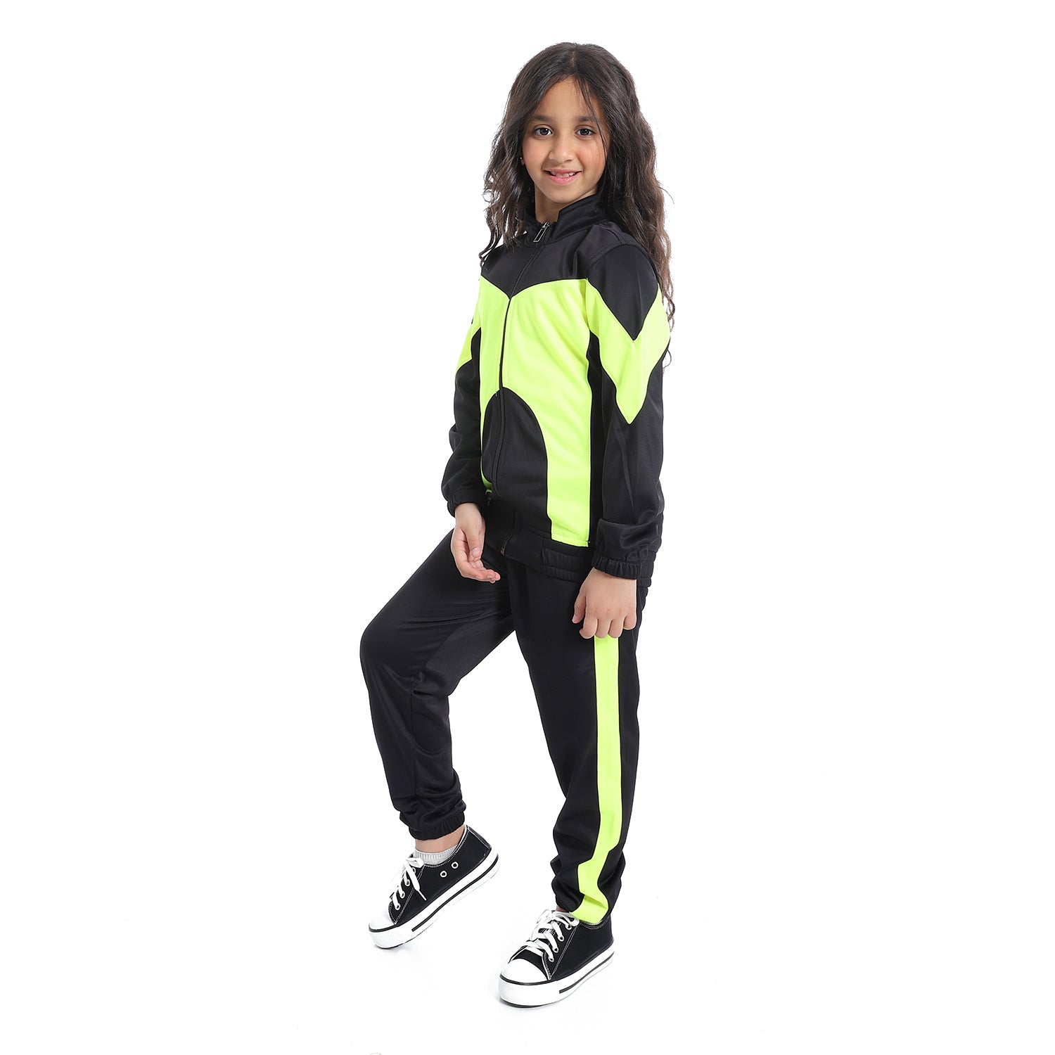 Girls Training suit with Collar neck