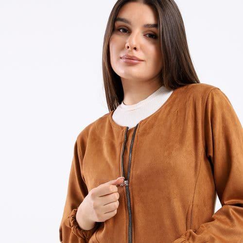 Women chamois jacket round neck – CAESAR