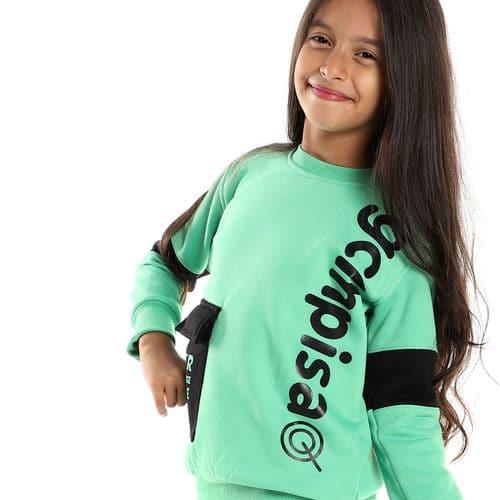 girl training suit with pocket – CAESAR